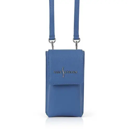 LUIS STEVEN Crossbody Phone Pouch - Cobalt