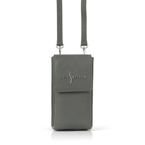 LUIS STEVEN Crossbody Phone Pouch - Gray