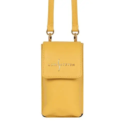 LUIS STEVEN Crossbody Phone Pouch - Yellow