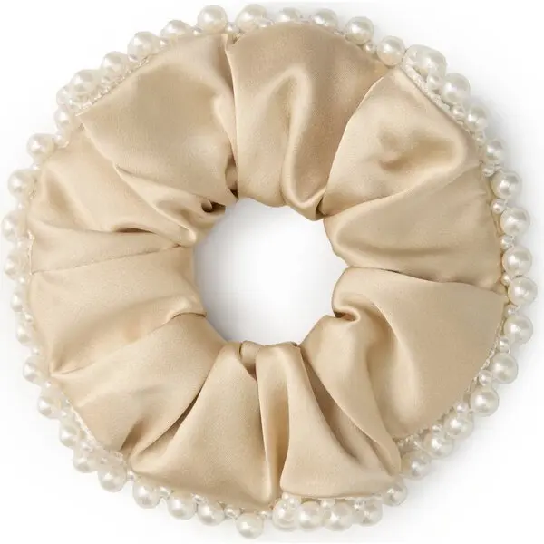 OLAH Silk Glaze Scrunchie - Vanilla