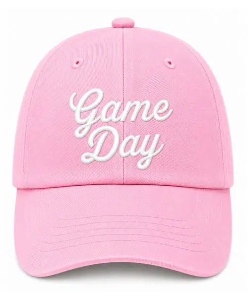BITS & BOWS Embroidered Baseball Hat With Bow Detail