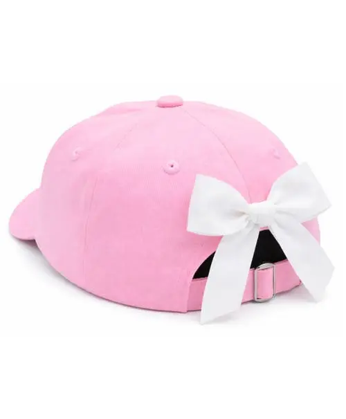 BITS & BOWS Embroidered Baseball Hat With Bow Detail