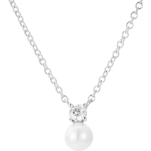 UNTAMED PETALS Sloane Pearl And Crystal Necklace