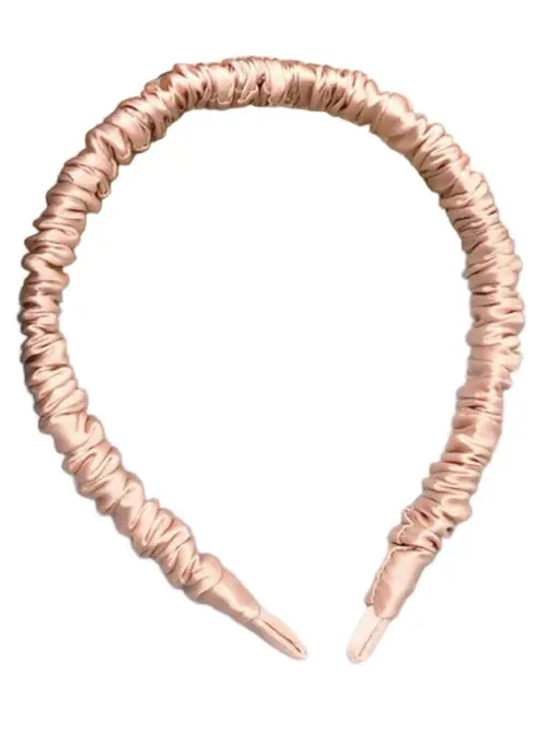 SILKSILKY Pure Silk 3-pack Vintage Headbands - Pink