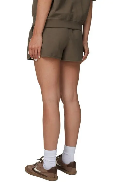 GOOD FOR NOTHING Sweat Shorts - Brown