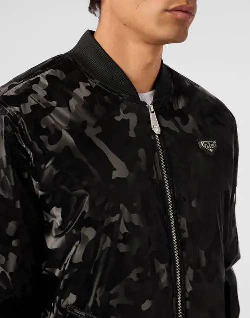 Philipp Plein Nylon Bomber Camouflage