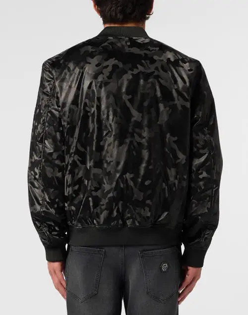 Philipp Plein Nylon Bomber Camouflage