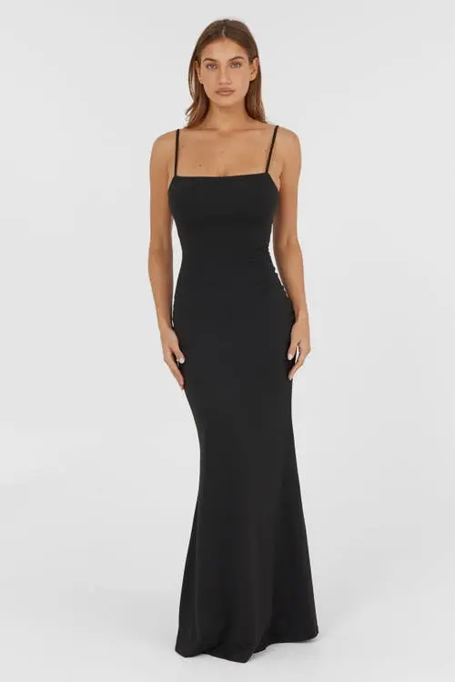 SASHA THERESE Clarisse Maxi Dress - Black