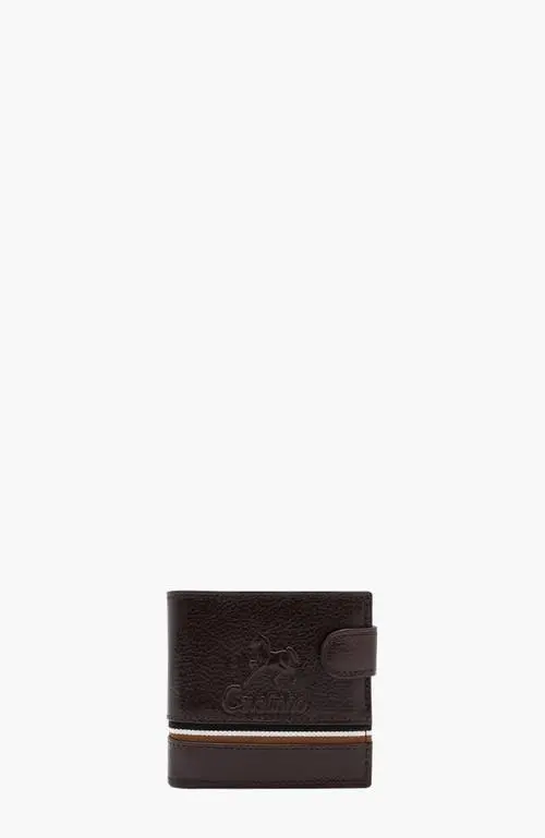CAVALINHO The Sailor Trifold Leather Wallet 586