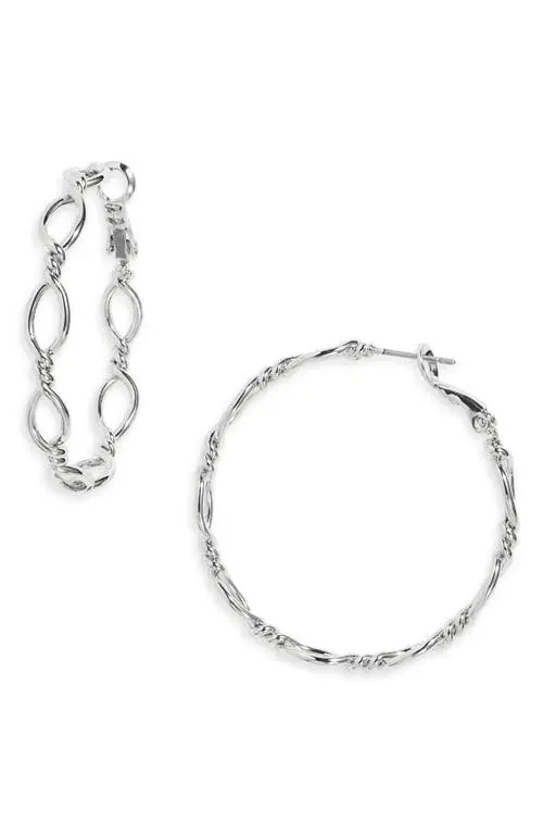 Nordstrom Twisted Figure 8 Hoop Earrings