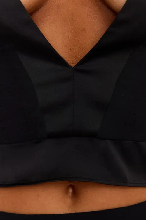 SASHA THERESE Rue Top - Black