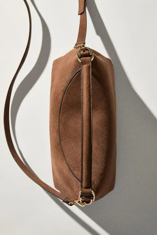 H&M Crossbody Bag With Top Handle And Flap Closure