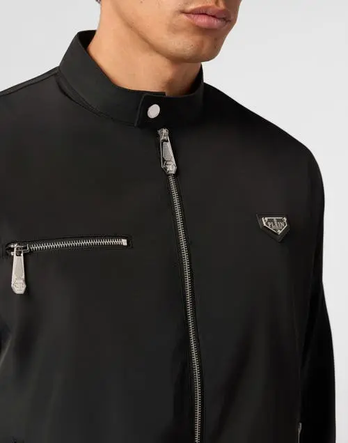 Philipp Plein Nylon Moto Jacket