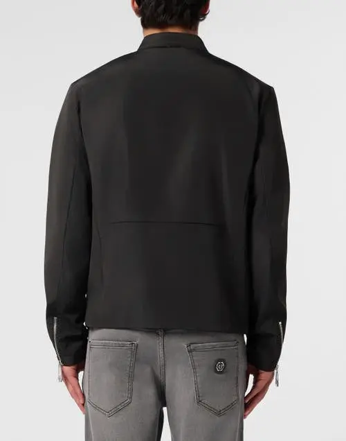 Philipp Plein Nylon Moto Jacket