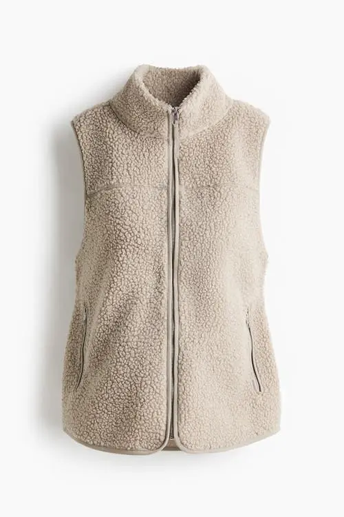 H&M Mama Before & After Babywearing Teddy Fleece Vest