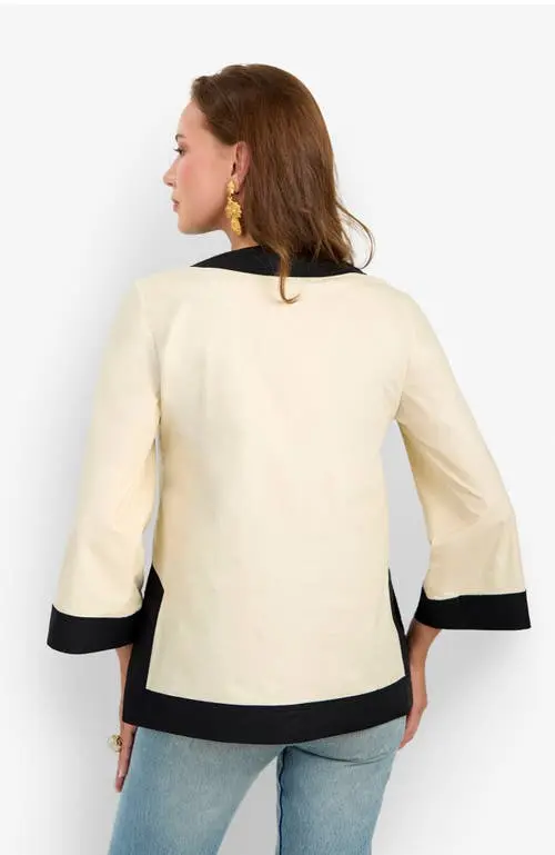 Trina Turk Dametria Top With Tassel Detail