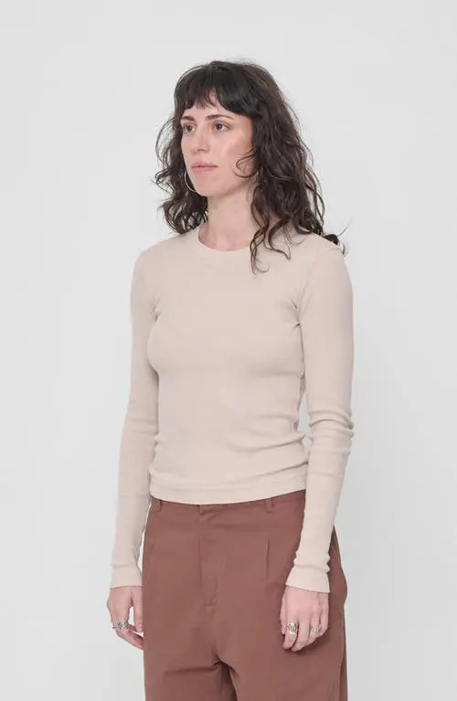 EVERYBODY.WORLD Rib Long Sleeve - Oat