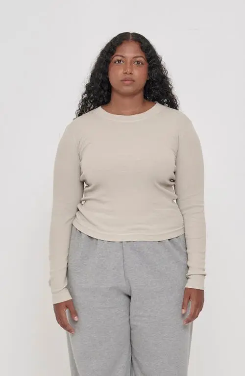 EVERYBODY.WORLD Rib Long Sleeve - Oat