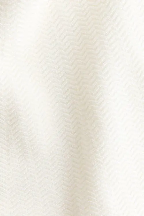 H&M Knit Dress With Flared Skirt