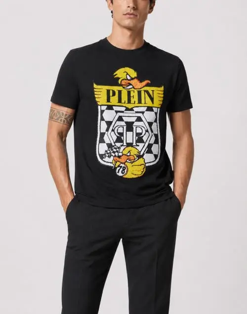 Philipp Plein T-shirt Round Neck Short Sleeve Duck