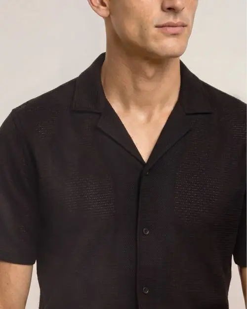 Orlebar Brown Maitan Linen Short Sleeve Shirt