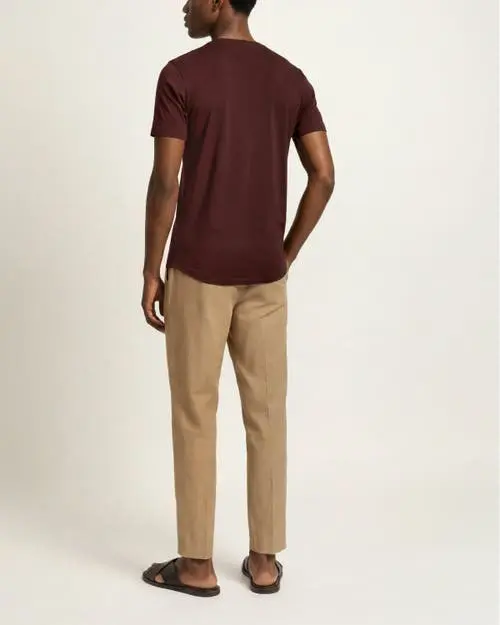Orlebar Brown Ob-t Merino Tailored Fit T-shirt - Pecan
