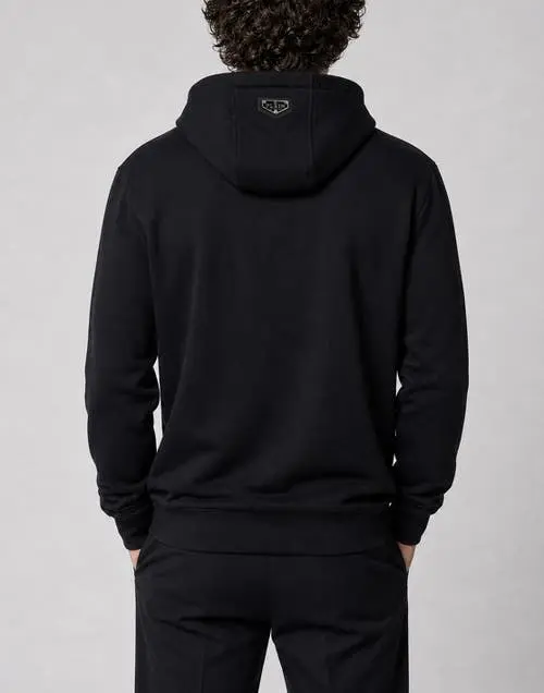 Philipp Plein Hoodie Sweatshirt Teddy - Black
