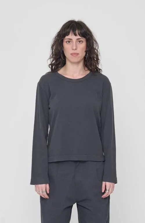 EVERYBODY.WORLD Straight Sleeve Tailored Trash Tee - Slate