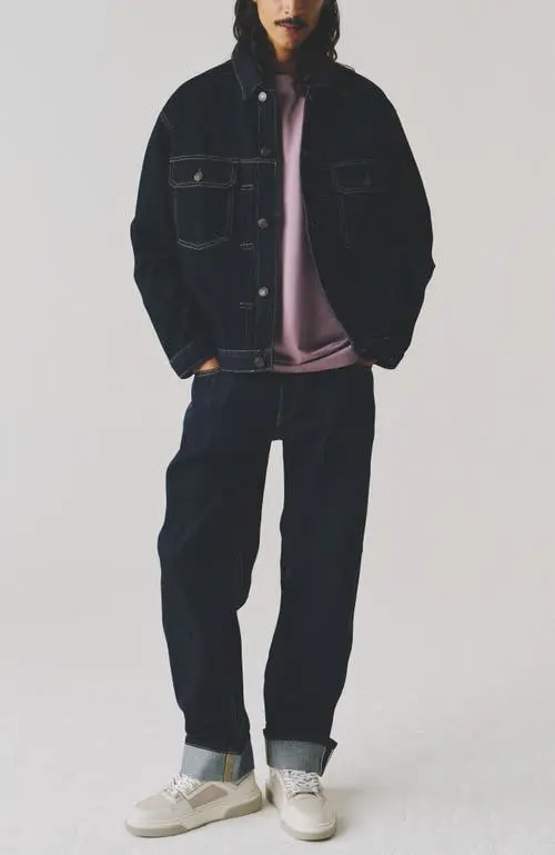MANIA Straight-fit Dark Wash Denim Jeans