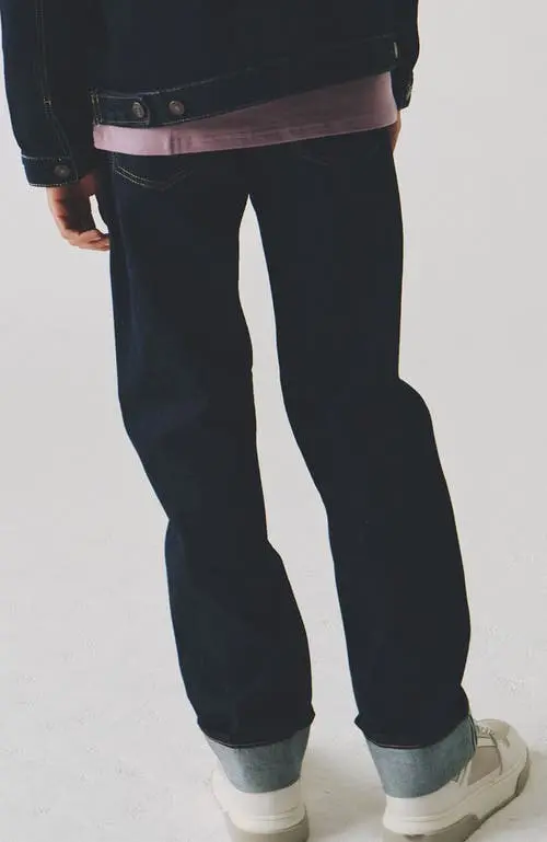 MANIA Straight-fit Dark Wash Denim Jeans
