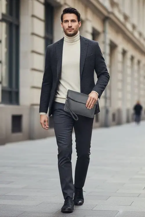 LUIS STEVEN Leather Pouch