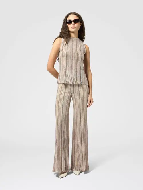 Missoni Sleeveless Ribbed Top With Sequins