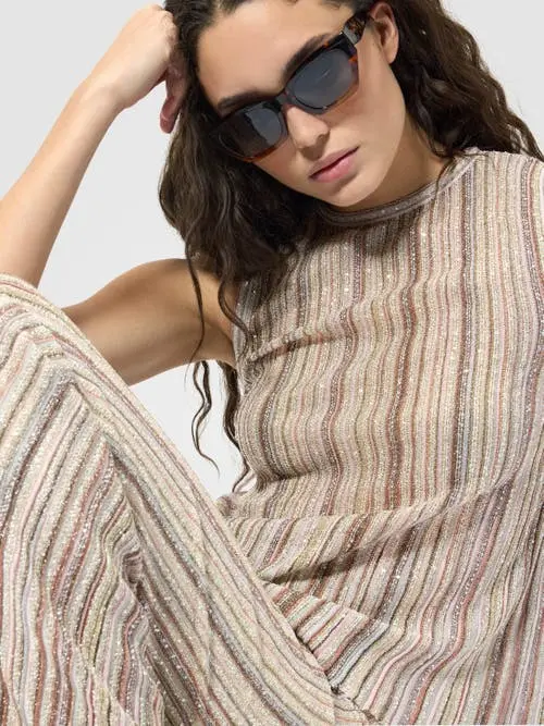 Missoni Sleeveless Ribbed Top With Sequins