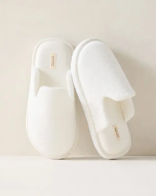HAVEN WELL WITHIN Spa Slippers - White