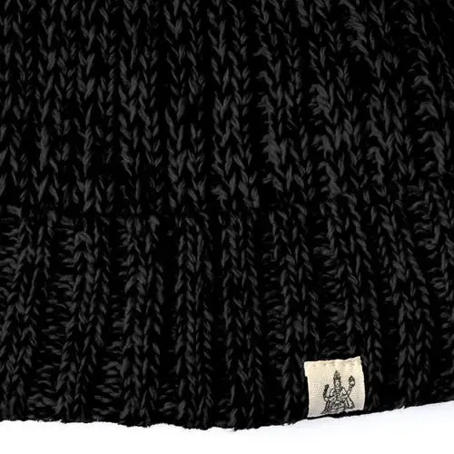 NIRVANNA DESIGNS Ribbed Merino Wool Beanie