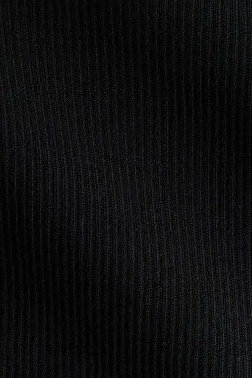 H&M Lyocell-blend Rib-knit Mock Turtleneck Top