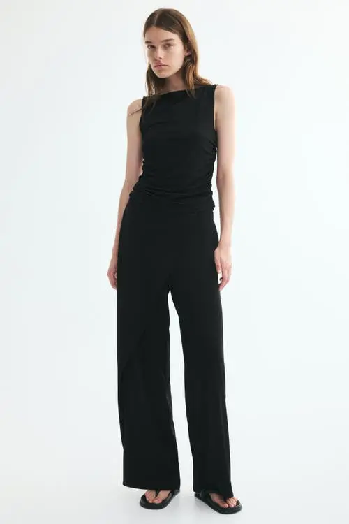 H&M Wrap-detail Twill Pants