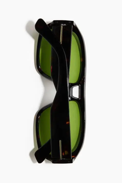 H&M Tortoiseshell Aviator Sunglasses With Polarized Lenses