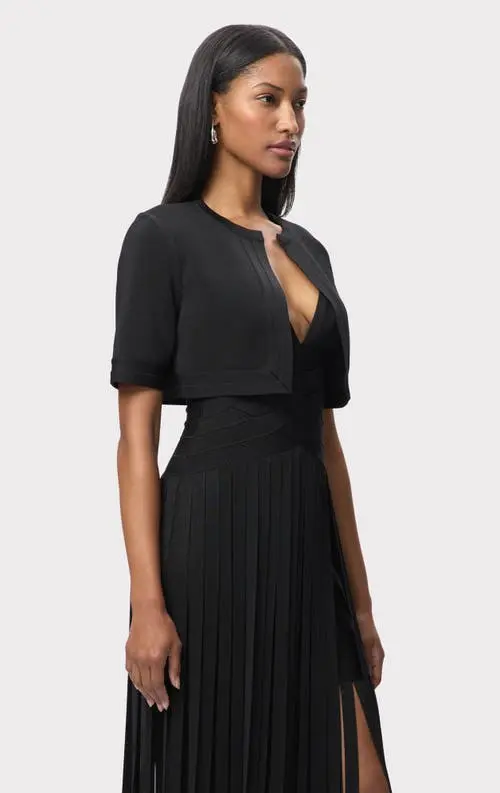 Herve Leger The Marie Bolero - Black