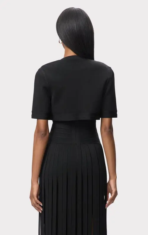 Herve Leger The Marie Bolero - Black