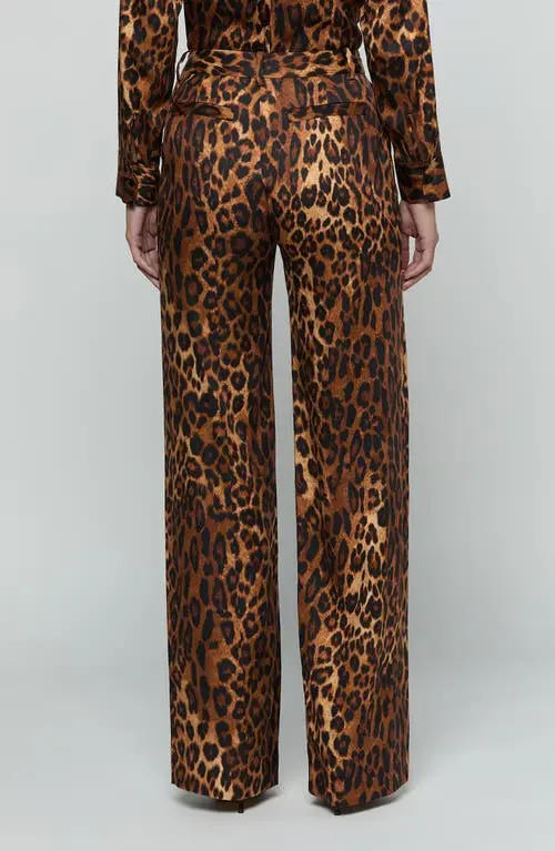 L'Agence Livvy High Waist Wide Leg Pants