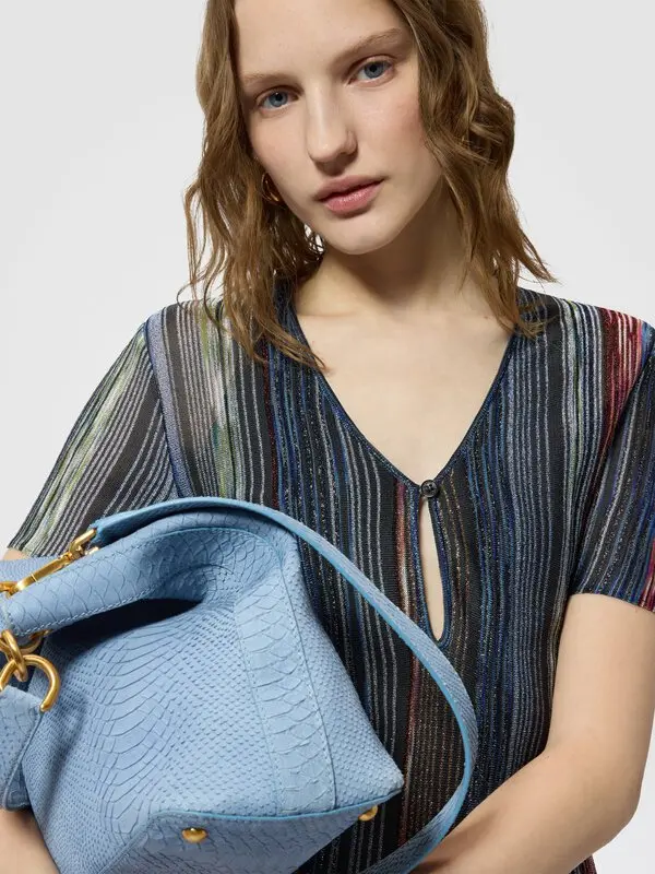 Missoni Short-sleeve Striped Mini Dress