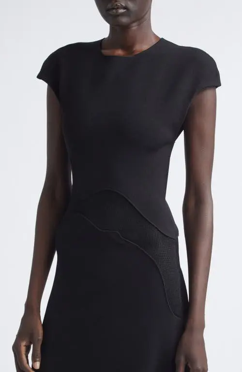 Proenza Schouler Maissa Stretch Crepe & Mesh Gown