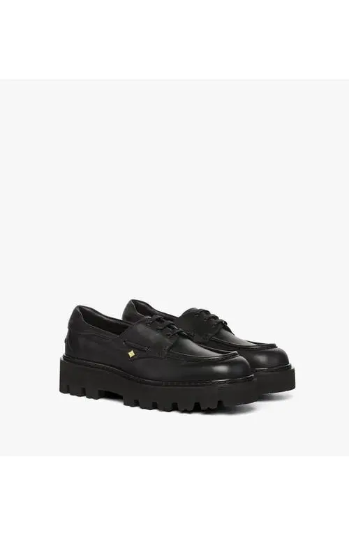 Mcm Platform Loafers In Calfskin