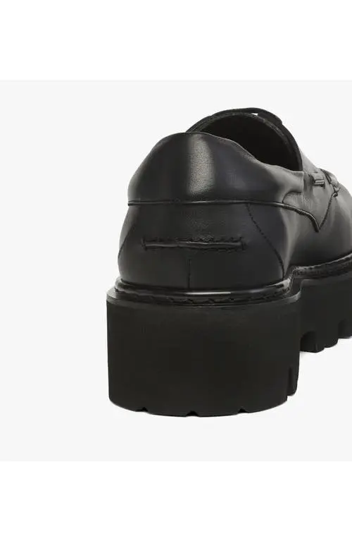 Mcm Platform Loafers In Calfskin