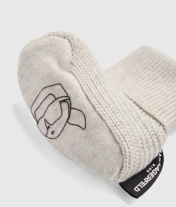 Karl Lagerfeld Newborn Hat And Booties Set With Ikon Embroidery