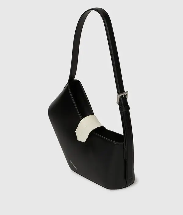 Karl Lagerfeld K/studio Autograph Shoulder Bag - Black/white