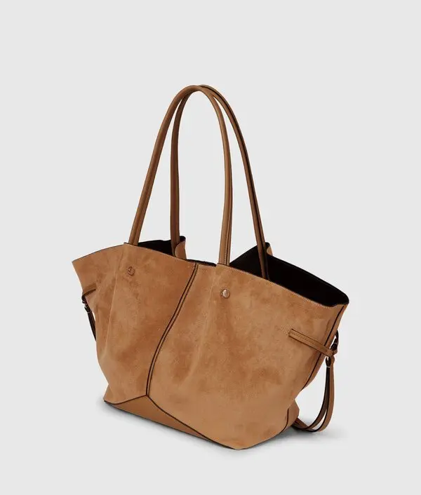 Karl Lagerfeld K/pierced Medium Faux-suede Tote Bag