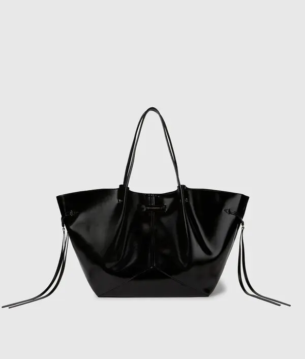 Karl Lagerfeld K/pierced Large Shiny Tote Bag