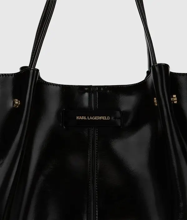 Karl Lagerfeld K/pierced Large Shiny Tote Bag